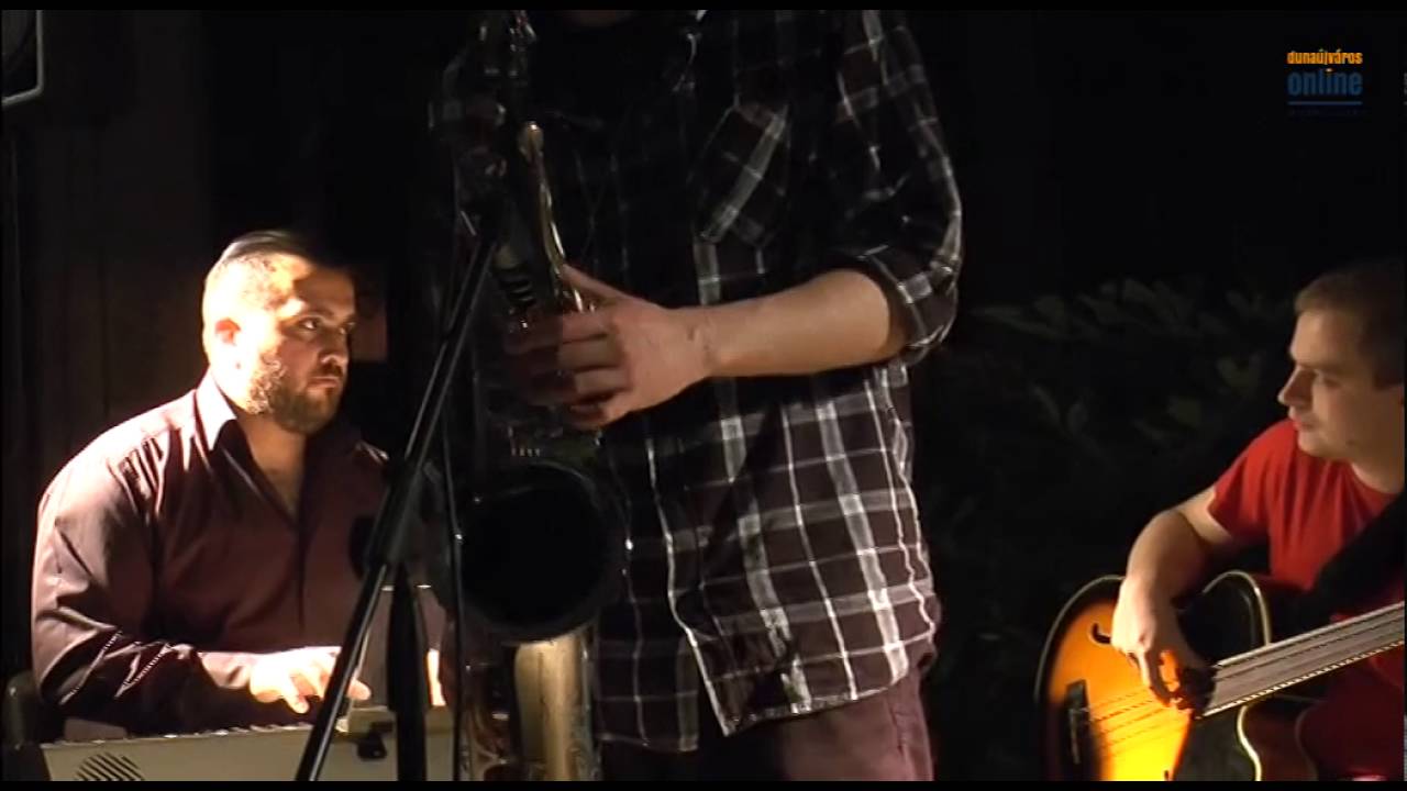 Balogh Gyula Quartet a Művész presszó teraszán (Dunaújváros, 2016.06.03 ...