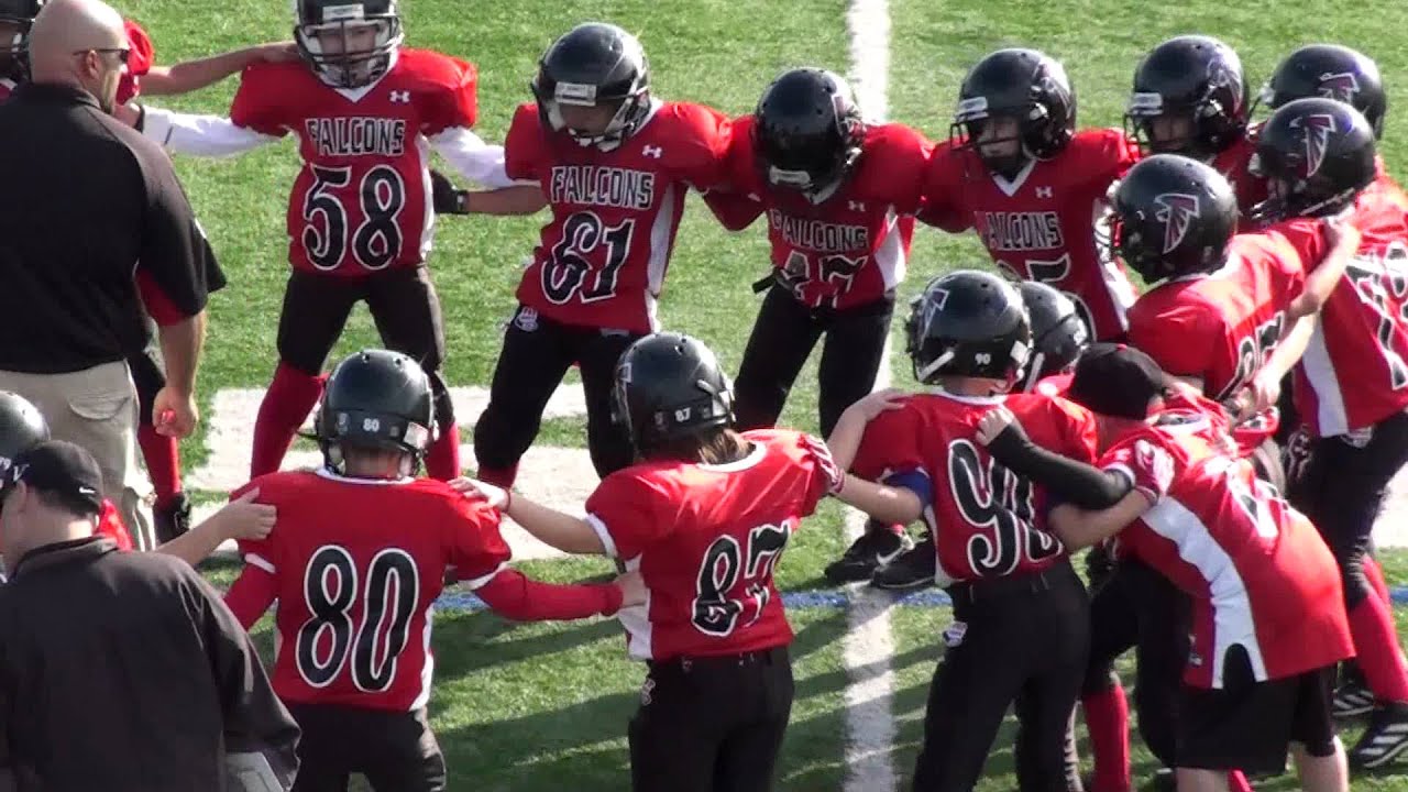 Fall River Falcons Might Mites many moons ago - YouTube