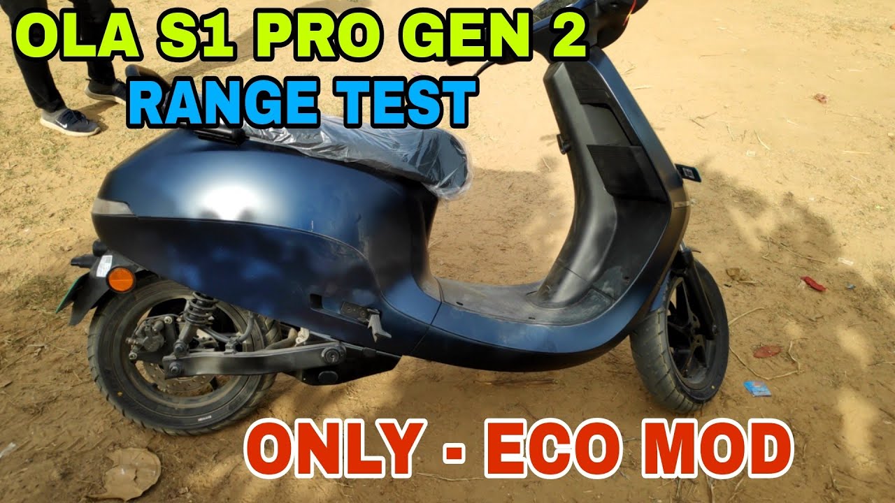 Ola S1 Pro Gen 2 Range Test in Eco Mode | Ola Range Test - YouTube