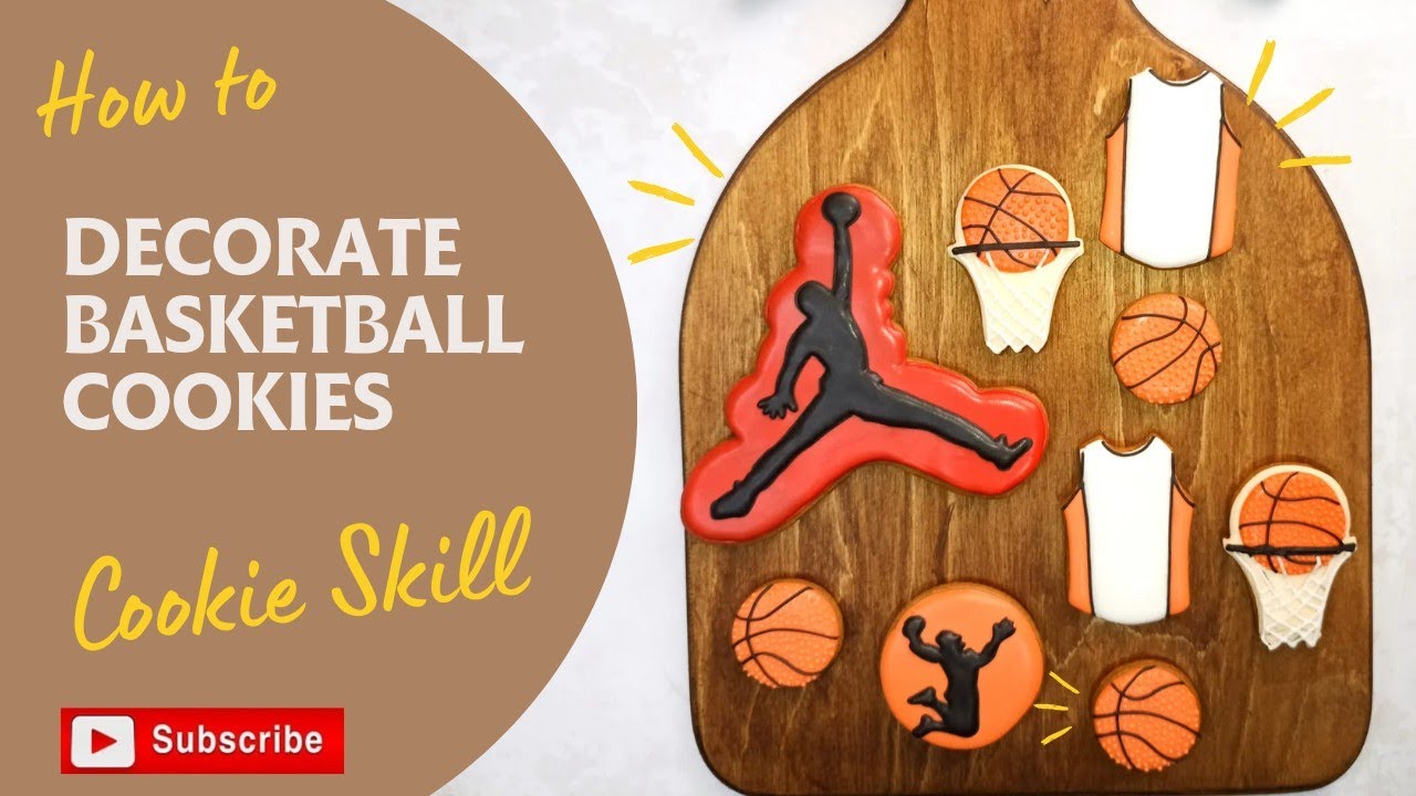 How To Make Simple Basketball Cookies.🏀 - YouTube