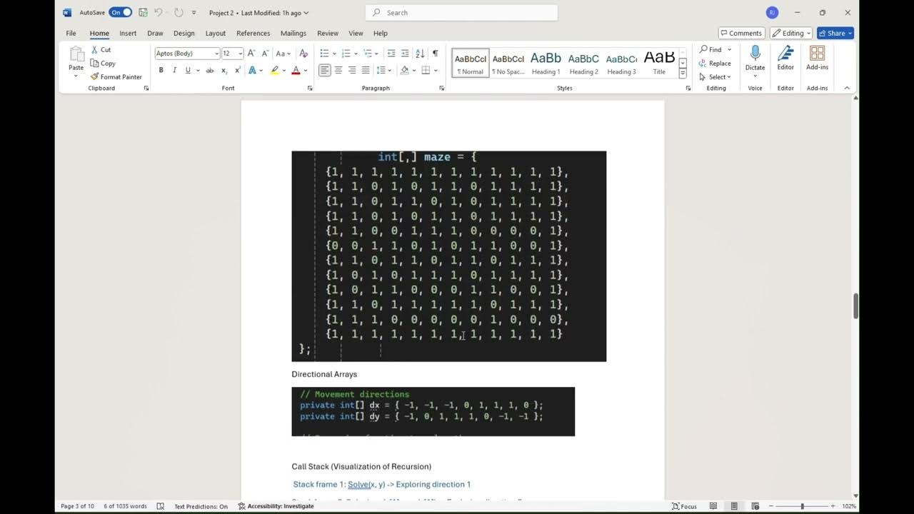 Algorithm Project 2 Maze Made with Clipchamp - YouTube
