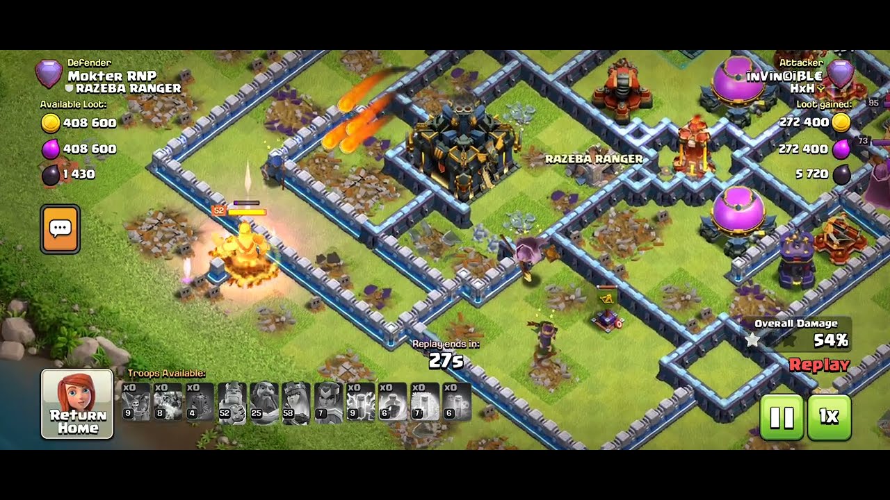 vampstache vs inferno artillery || #coc || #clashofclans ||#th13 || # ...