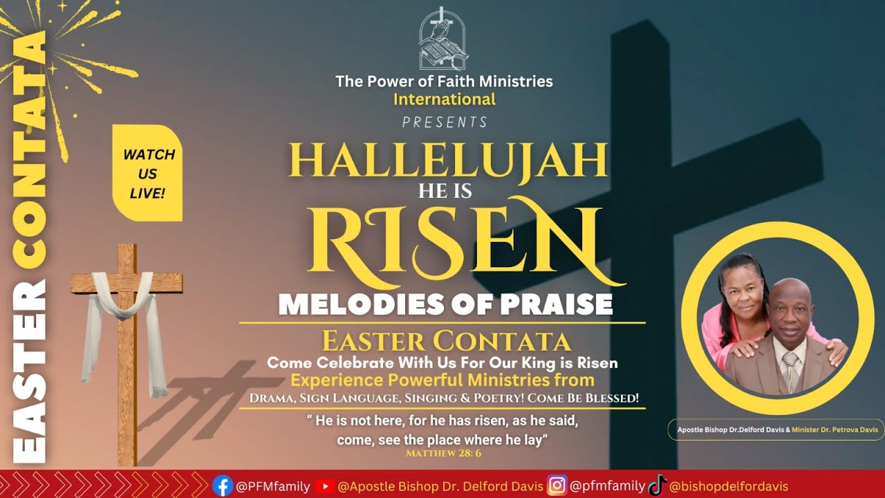 Hallelujah He Is Risen | Easter Production | Melodies Of Praise | April 20, 2025 - YouTube