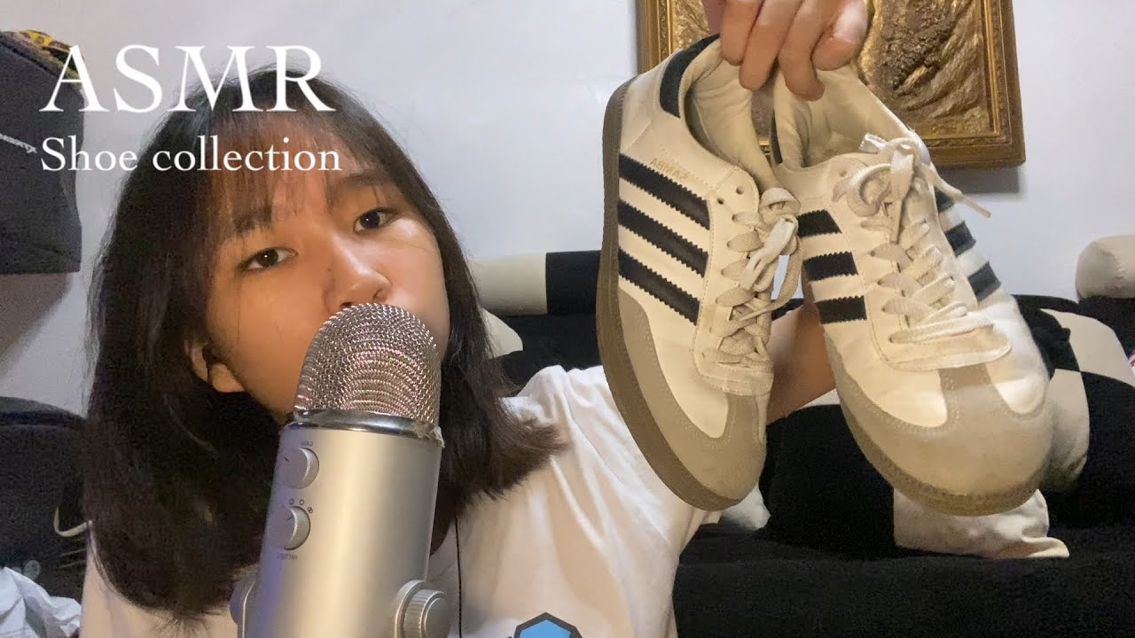 ASMR Shoe Collection (Tapping, Scratching, Rambling) - YouTube