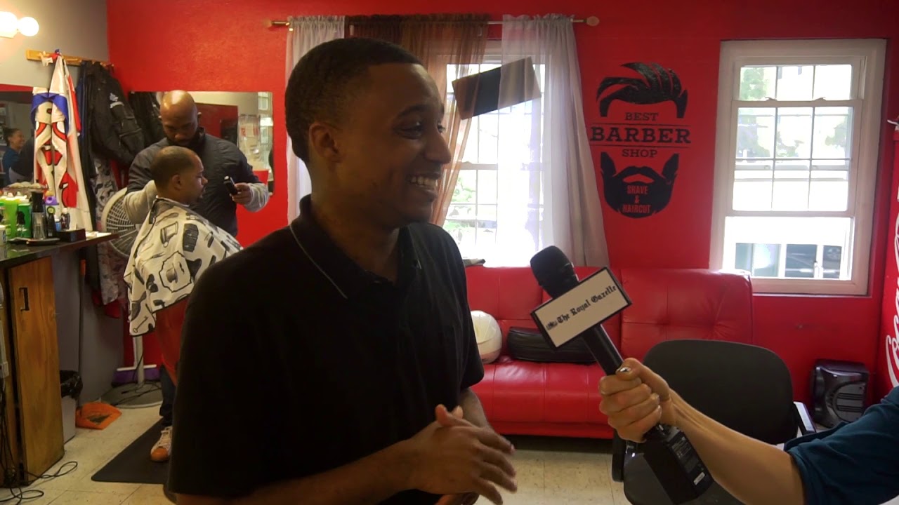 The Royal Gazette interviewed Dwayne Robinson at his barbershop! - YouTube