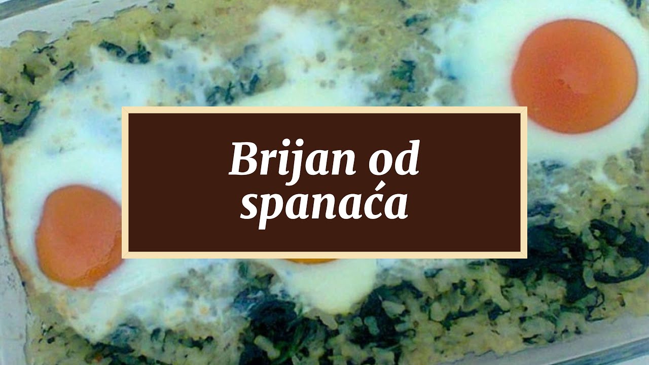 Brijan od spanaća - YouTube