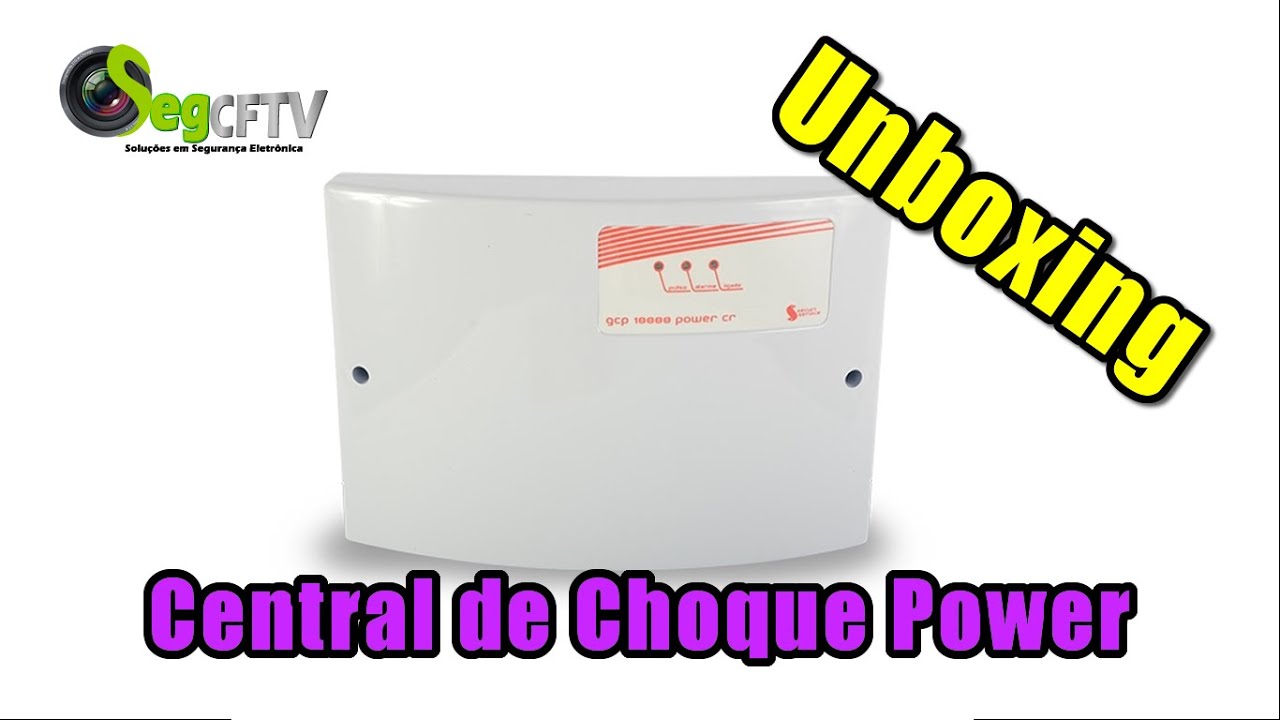 Central de Choque Cerca Elétrica GCP 10000 Power Unboxing - YouTube
