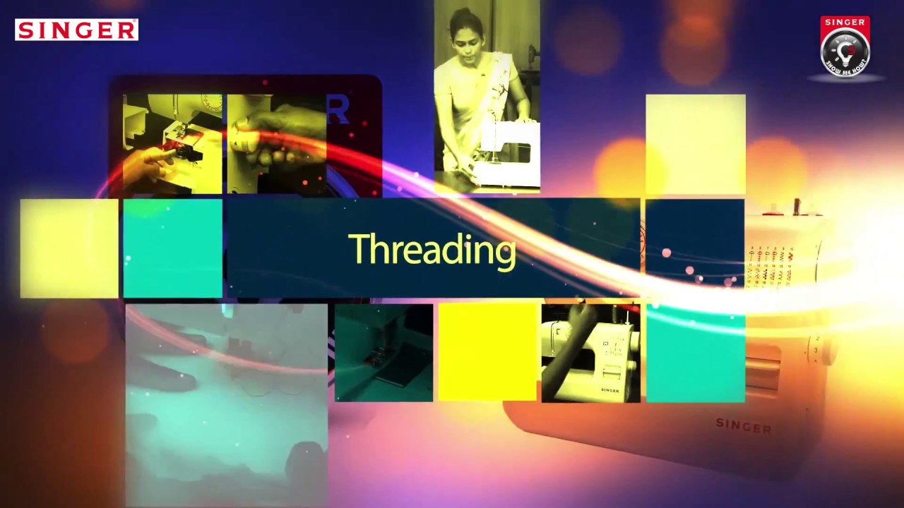 How to Thread Singer 9116 Portable Sewing Machine (SM-MC9116) - YouTube