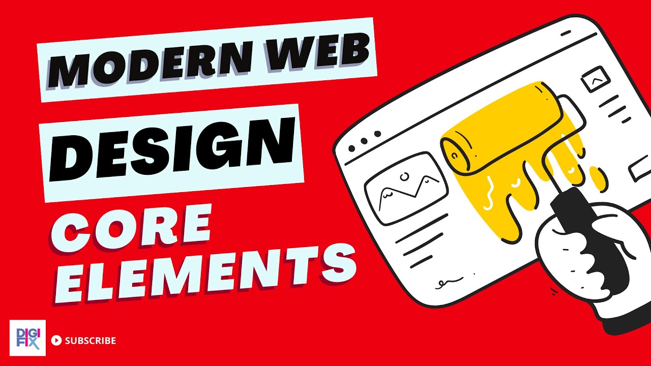 Core elements of modern web design- DigiFix #webdesign #webdesigning #elementsofdesign - YouTube