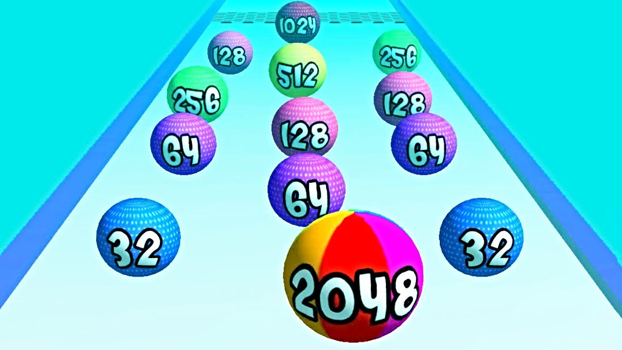 Merge 2048 Run Ball Rush ! All Levels Gameplay (314-317) android, ios - YouTube