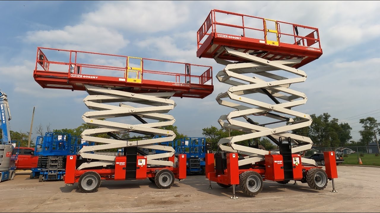 Check out the Big Decks with Our Mechanics on our New MEC Scissor Lifts ...
