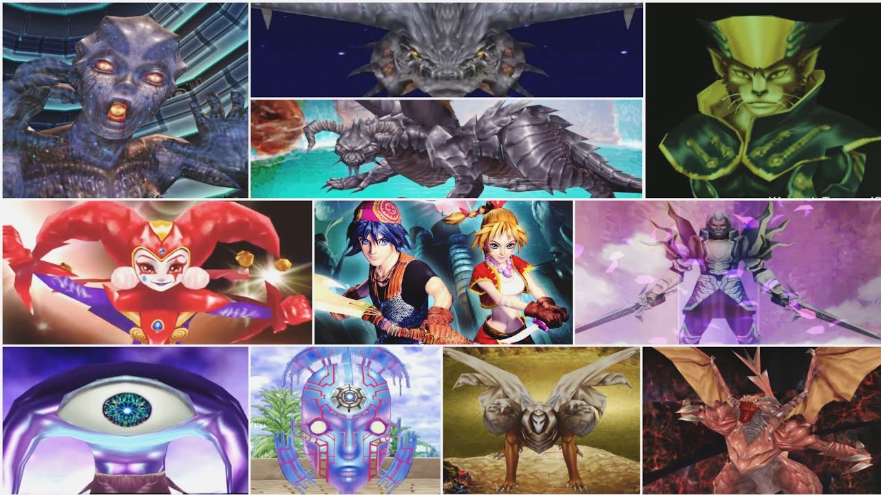 Chrono Cross Remastered|TODOS Los Jefes +Final y Créditos - YouTube