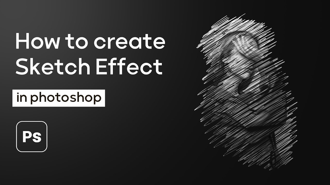 Add Sketch Effect to Your Photo in Photoshop | Black and White Sketch ...