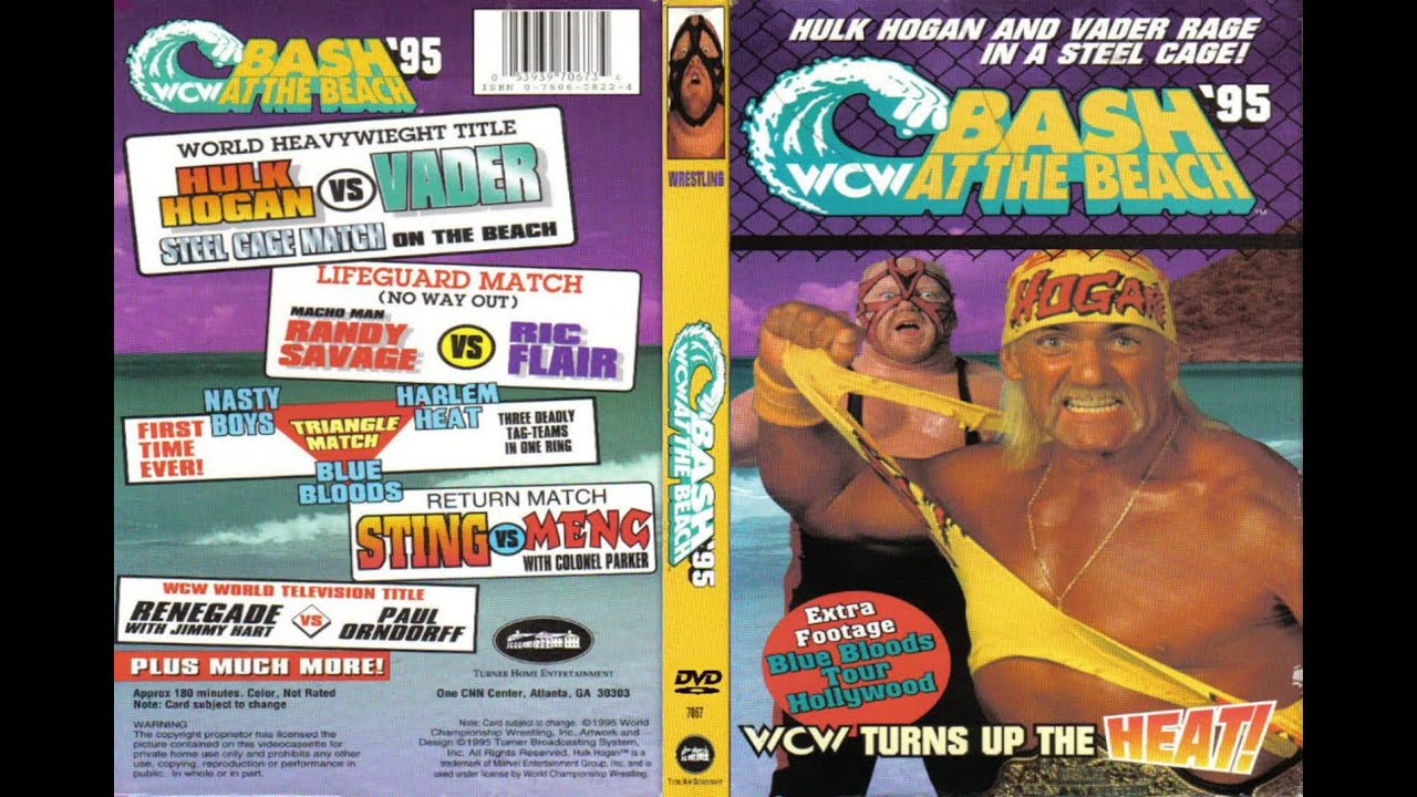 WCW Bash At The Beach 95' - WWE 2K19 Full Card Playthrough - YouTube