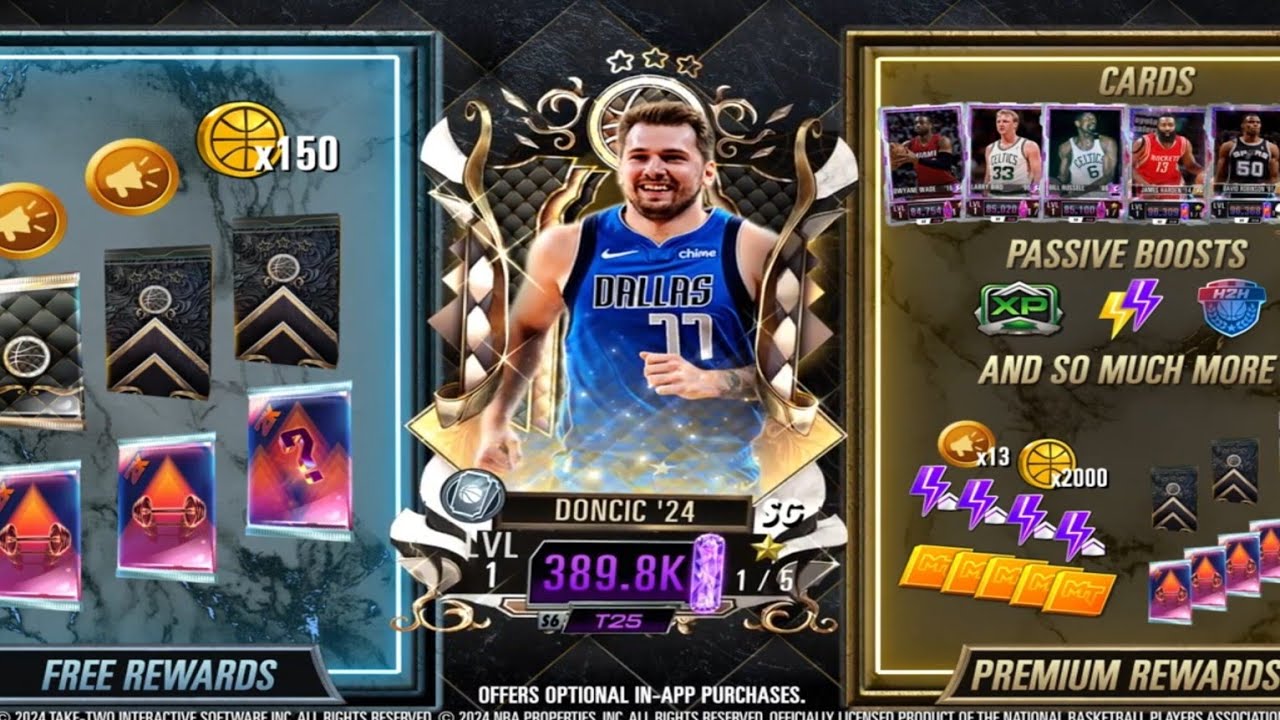 Got Luka Doncic Courtside Pass And Got Rare Rose Quartz Card NBA 2K ...