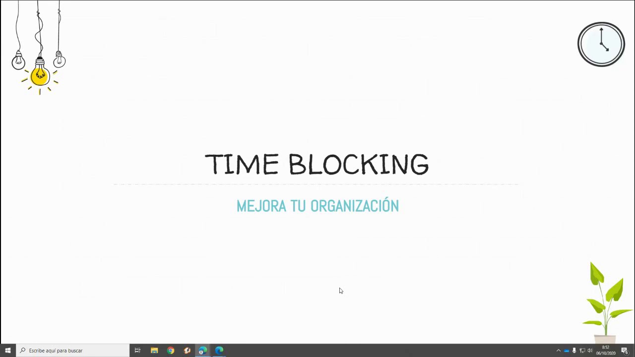 ¿Qué es Time Blocking? y porque lo recomiendo - YouTube