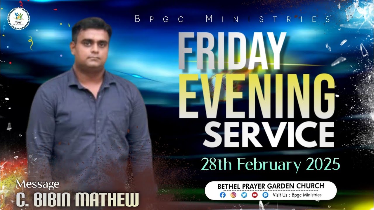 LIVE || FRIDAY EVENING SERVICE || 28TH FEB || BPGC MINISTRIES - YouTube