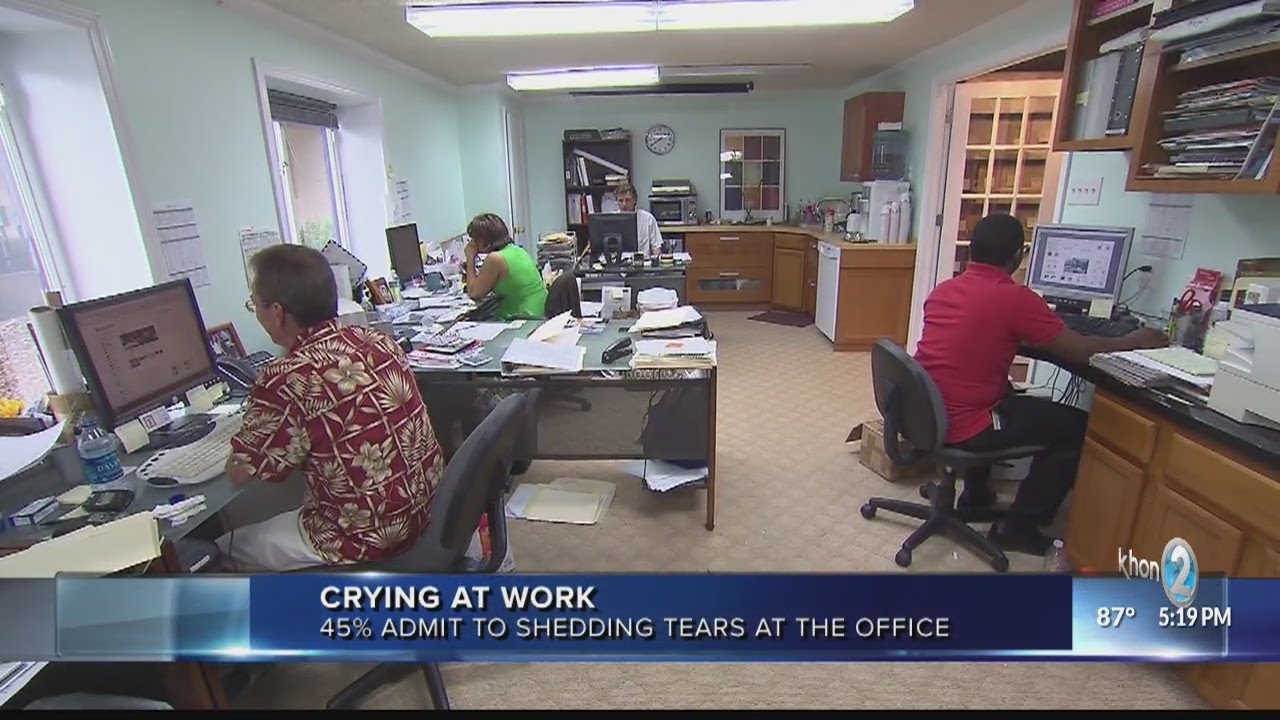 Crying at work is probably more common than you think. - YouTube