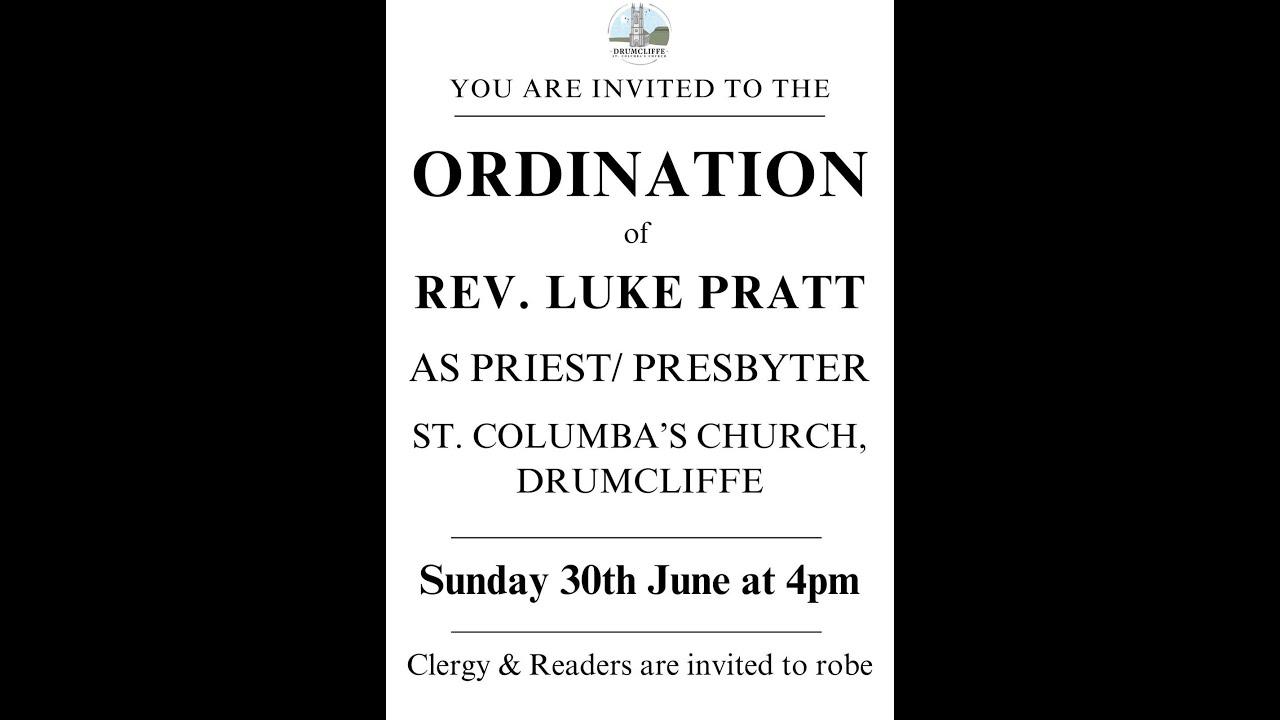 Sample Ordination Invitation Letters Letter Of Condolence To His