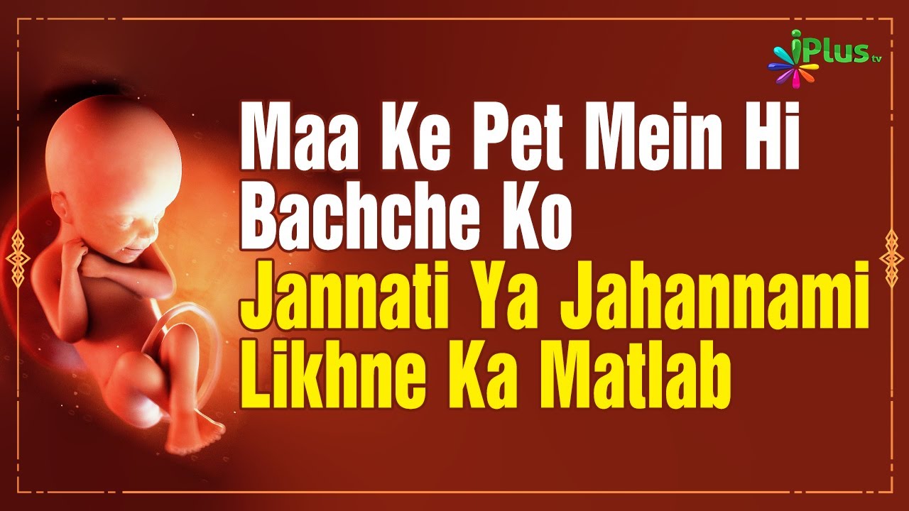 Maa Ke Pet Mein Hi Bachche Ko Jannati Ya Jahannami Likhne Ka Matlab ...