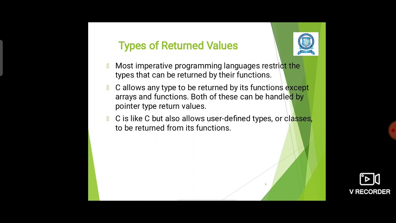 Design issues for functions - YouTube
