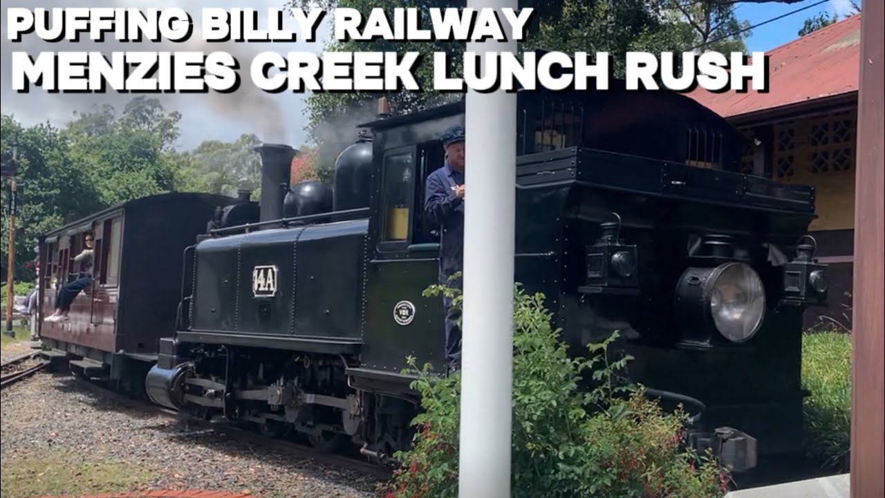 Crossing The Creek! | Puffing Billy Railway | NGG16/129, 14A, Fire ...