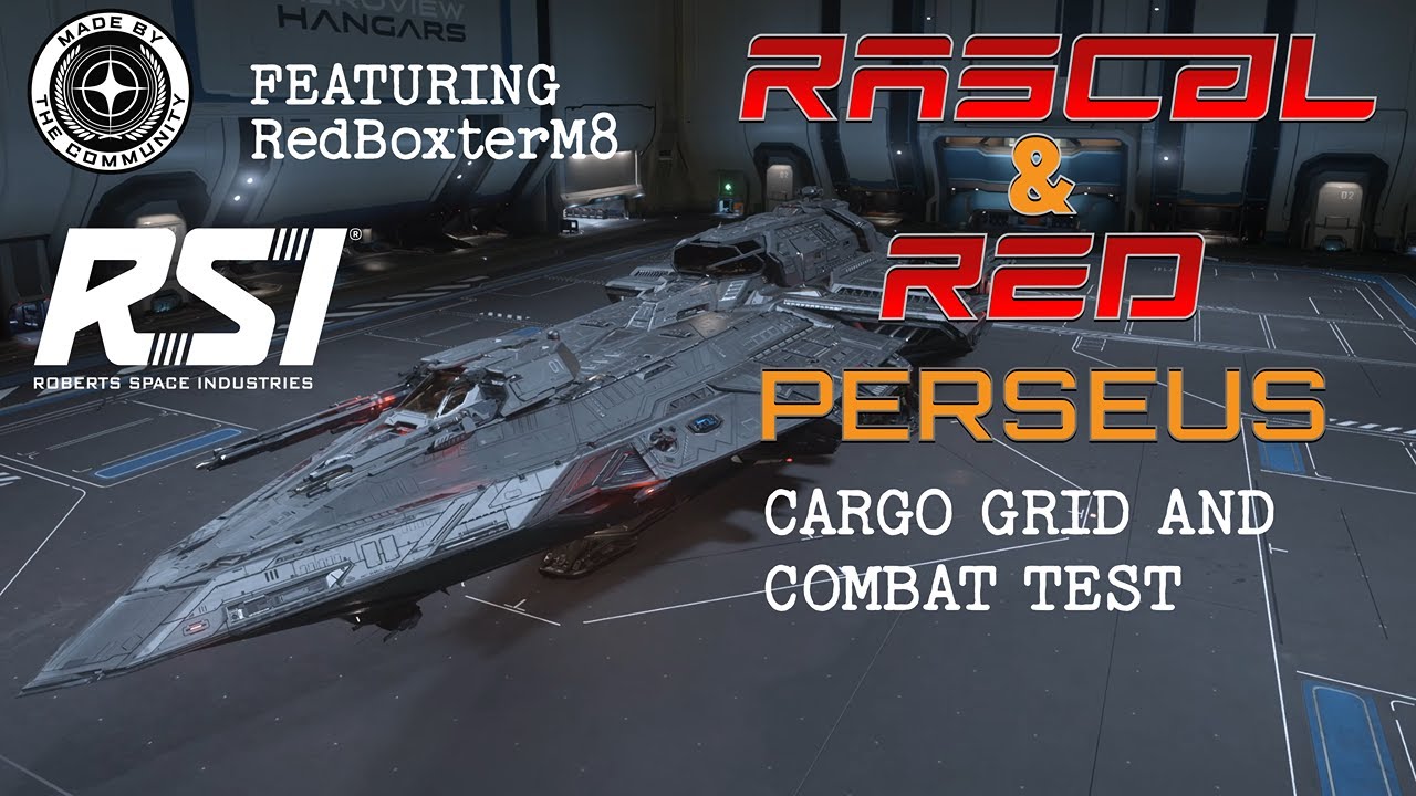 Star Citizen 4.4 | RSI Perseus Cargo Grid and Combat Test Footage | 4K ...