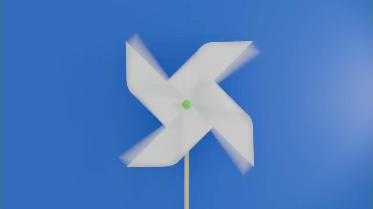 Paper Windmill Animation - YouTube