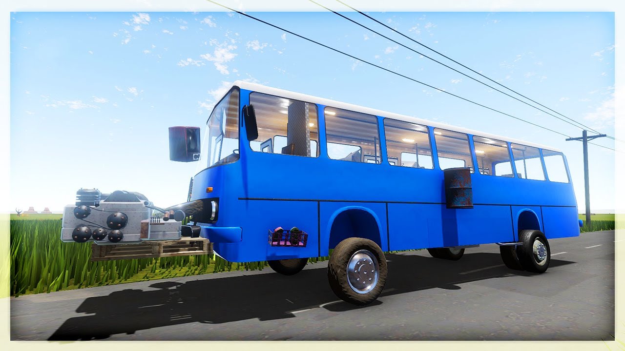 dodałem DWA SILNIKI i podniosłem zawieszenie w moim autobusie - THE ...