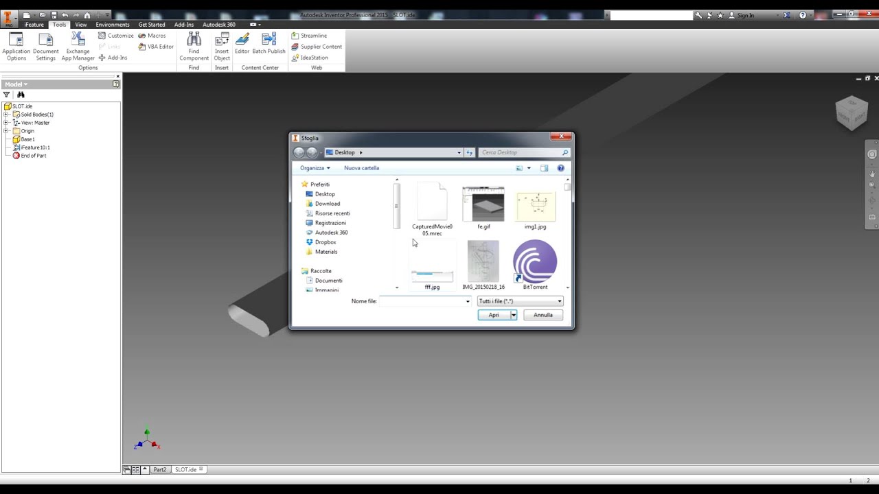 Inventor - iFeature insert help file instruction in iFeature command ...