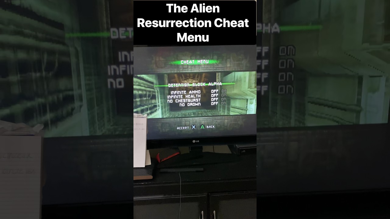 Alien Resurrection PS1 Cheats #alienresurrection #ps1 #cheats - YouTube