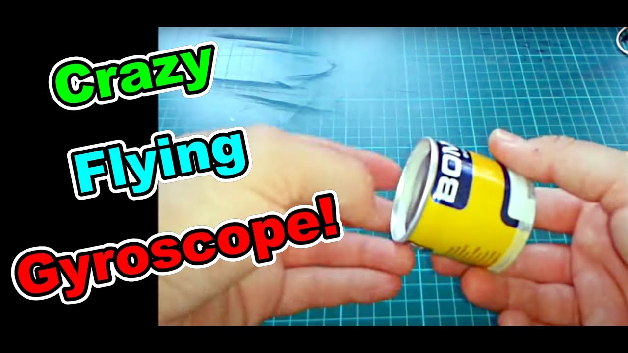 How to make a CRAZY flying gyroscope - DIY tutorial - YouTube