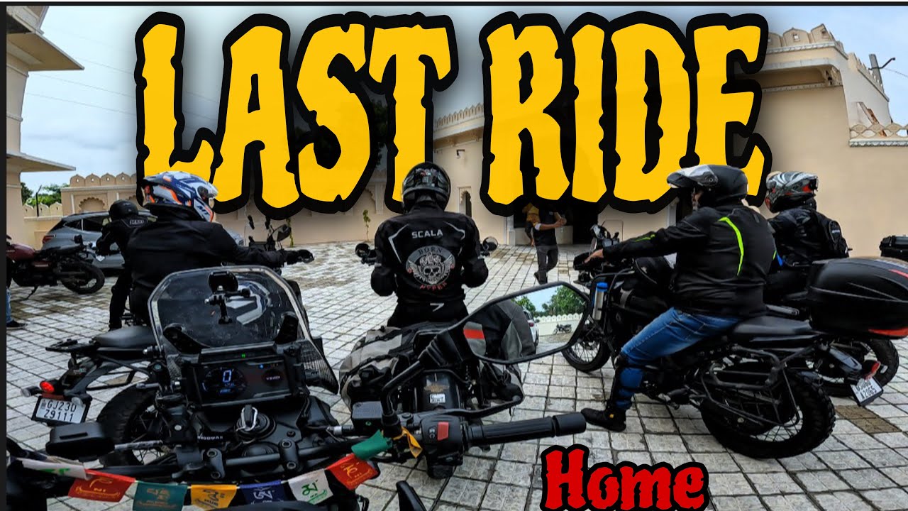 Bikes Going Back Home From Jambuda In Heavy Rain | Yezdi Adventures ...
