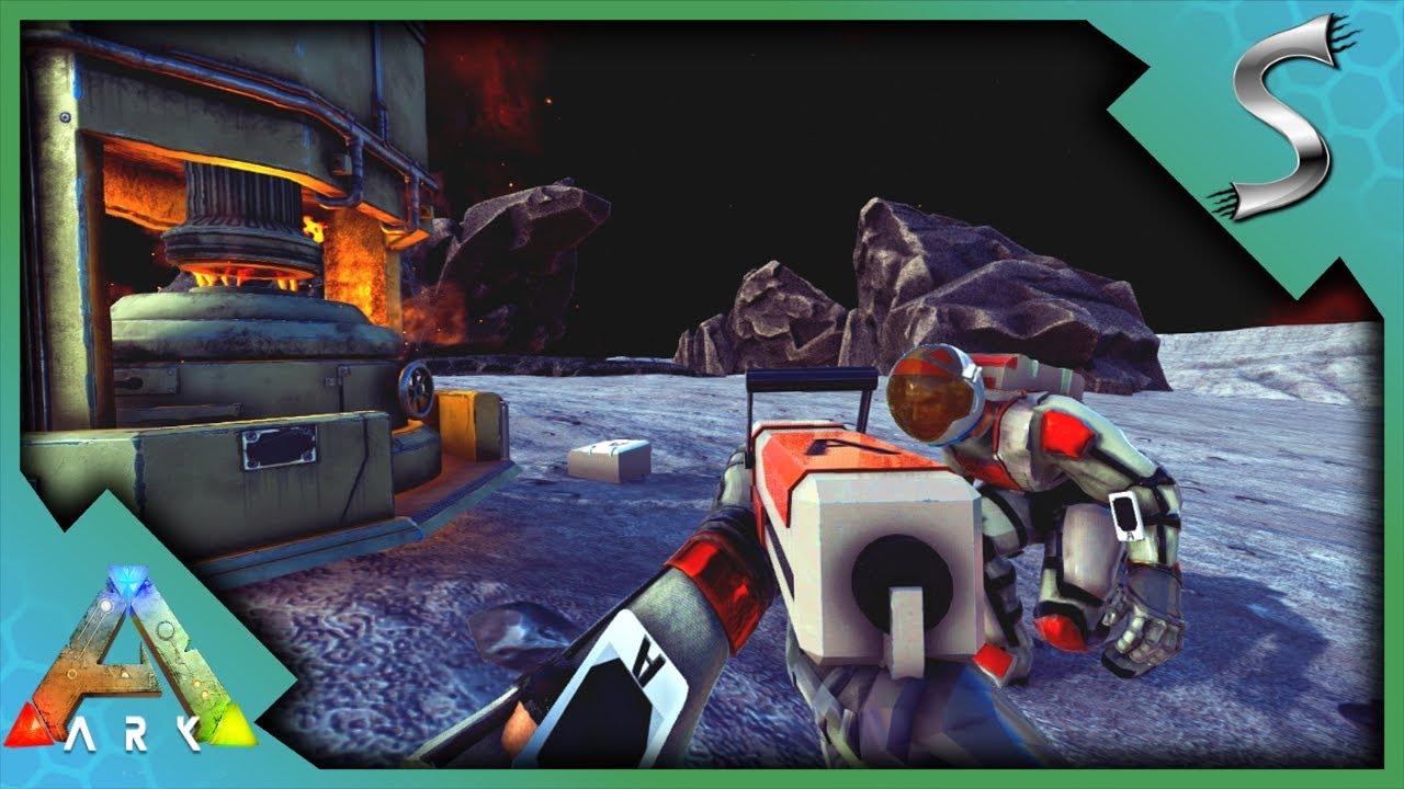 ARK IN SPACE! NEW MOON ADVENTURE! - Ark: Moon Survival [Gameplay E1 ...