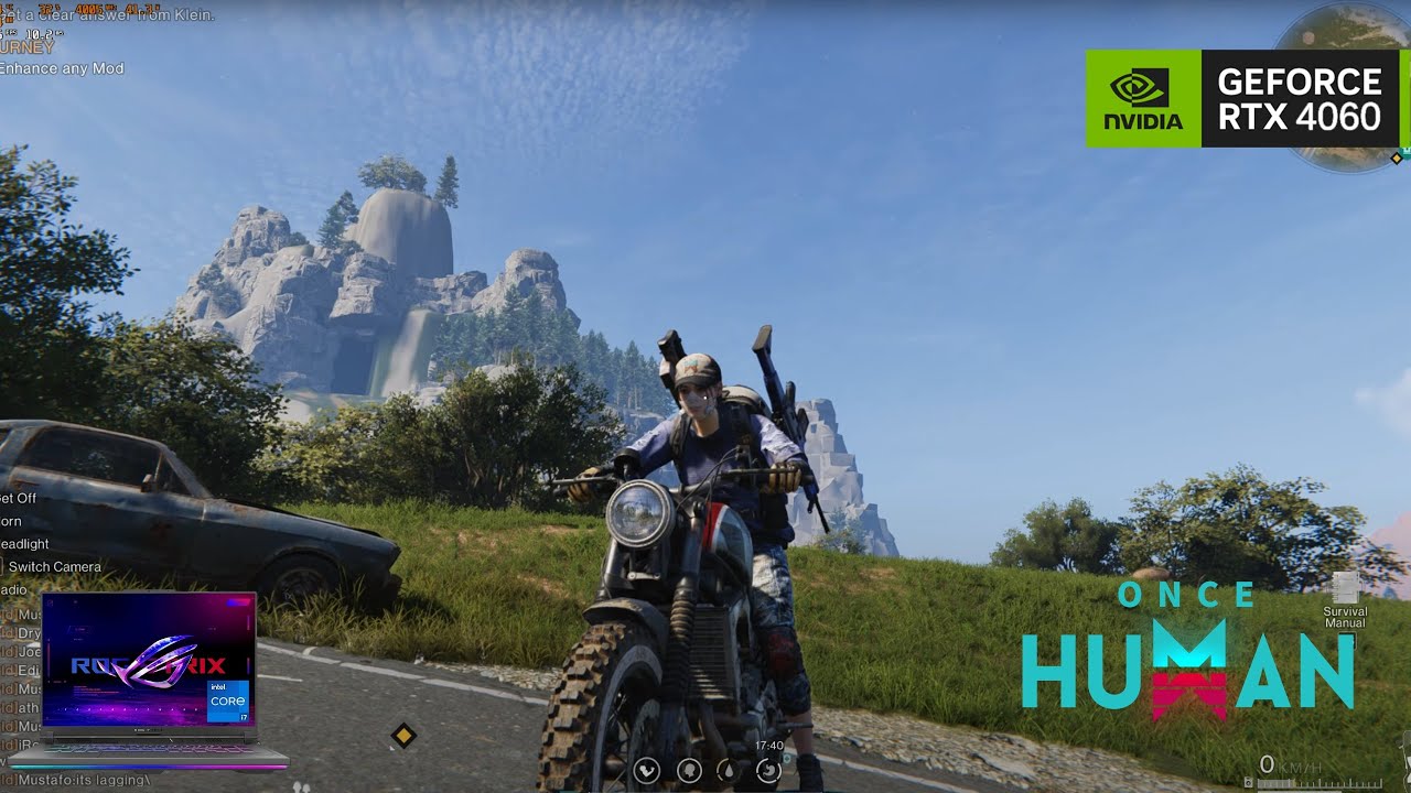 Once Human: ASUS Rog Strix G16 - RTX 4060 8GB 2K QHD (Benchmark) - YouTube
