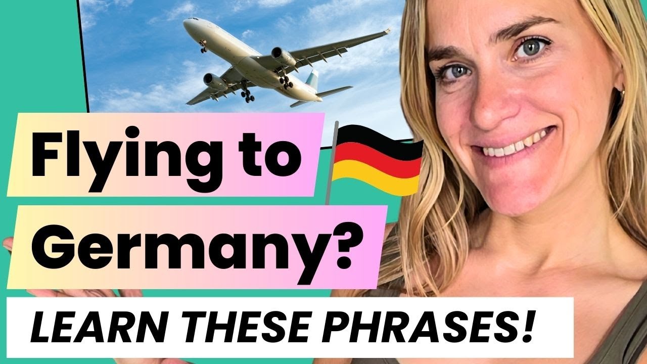 ️ Learn German at the Airport | Learn Useful Travel Vocabulary - B1 ...