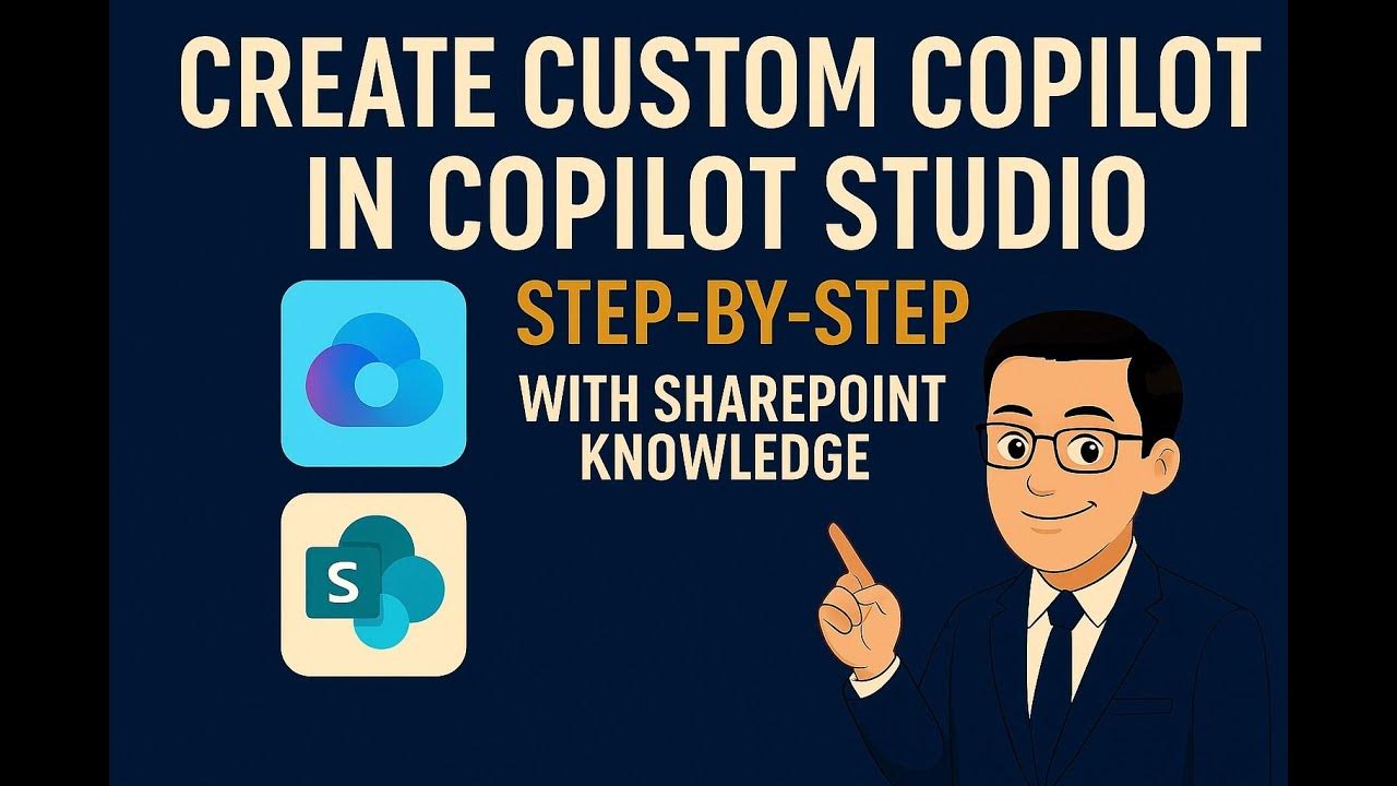 Create Custom Copilot with Copilot Studio Tool With SharePoint Online Data Source - YouTube