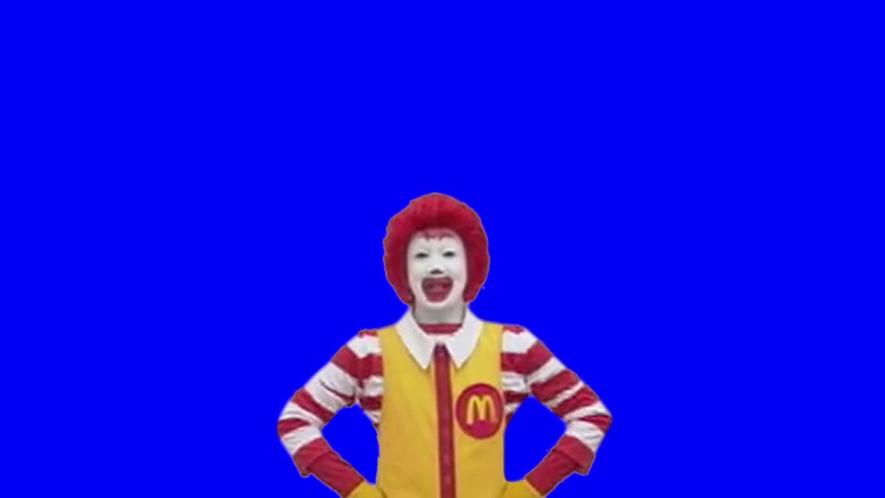 YTPMV/MAD Source : Ronald McDonald (Run run ru) [blue screen] [Best ...
