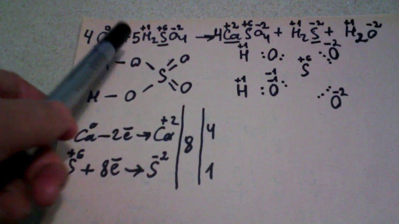 68. Нахождение коэффициентов методом электронного баланса. видео 2 ...