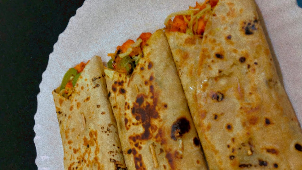 Quick & Simple Leftover Roti Wrap Recipe | Easy yet Tasty Chicken Wrap ...