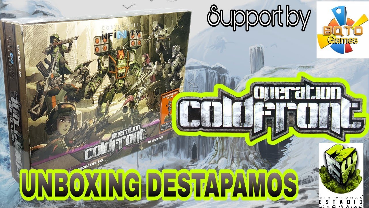 UNBOXING "INFINITY" The game OPERATION COLDFRONT GenCon edition ESPAÑOL ...