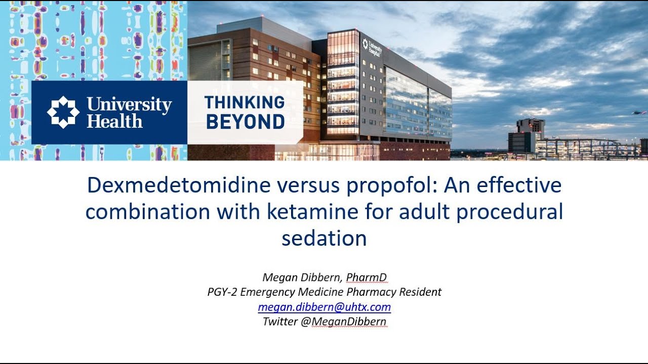 Dexmedetomidine vs Propofol: An Effective Combination with Ketamine for ...