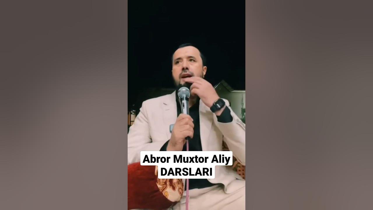Dr. Abror Muxtor Ali - YouTube