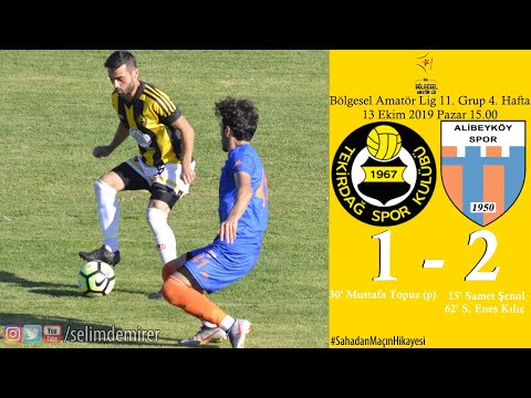 Tekidağspor Alibeyköyspor'a boyun eğdi (Tribünler harikaydı)