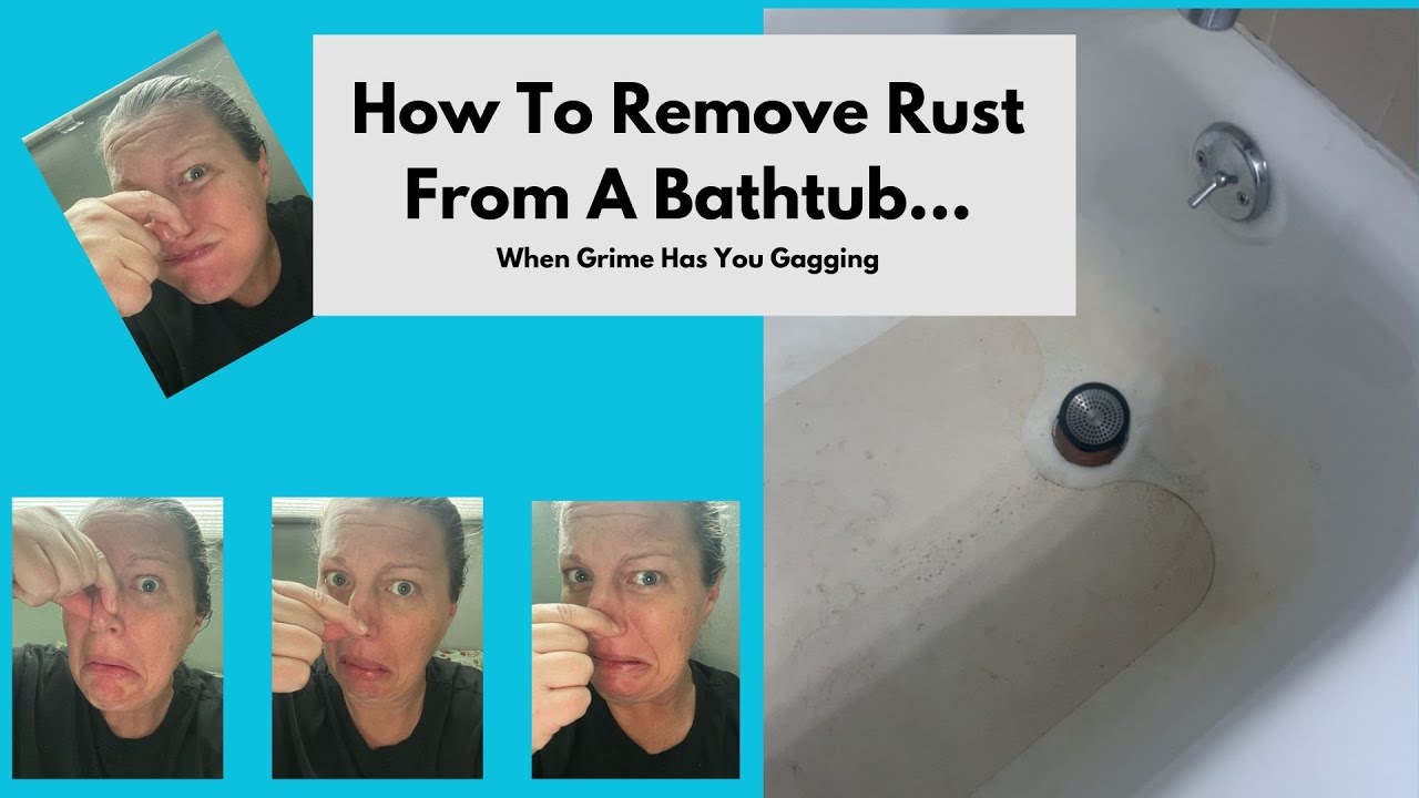 How To Remove Rust From A Bathtub - YouTube