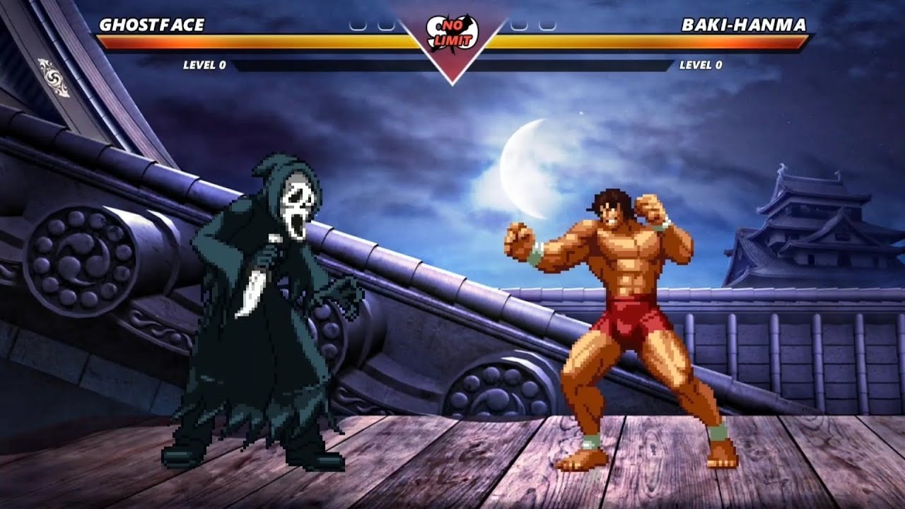 GHOSTFACE vs BAKI HANMA - Highest Level Incredible Epic Fight! - YouTube