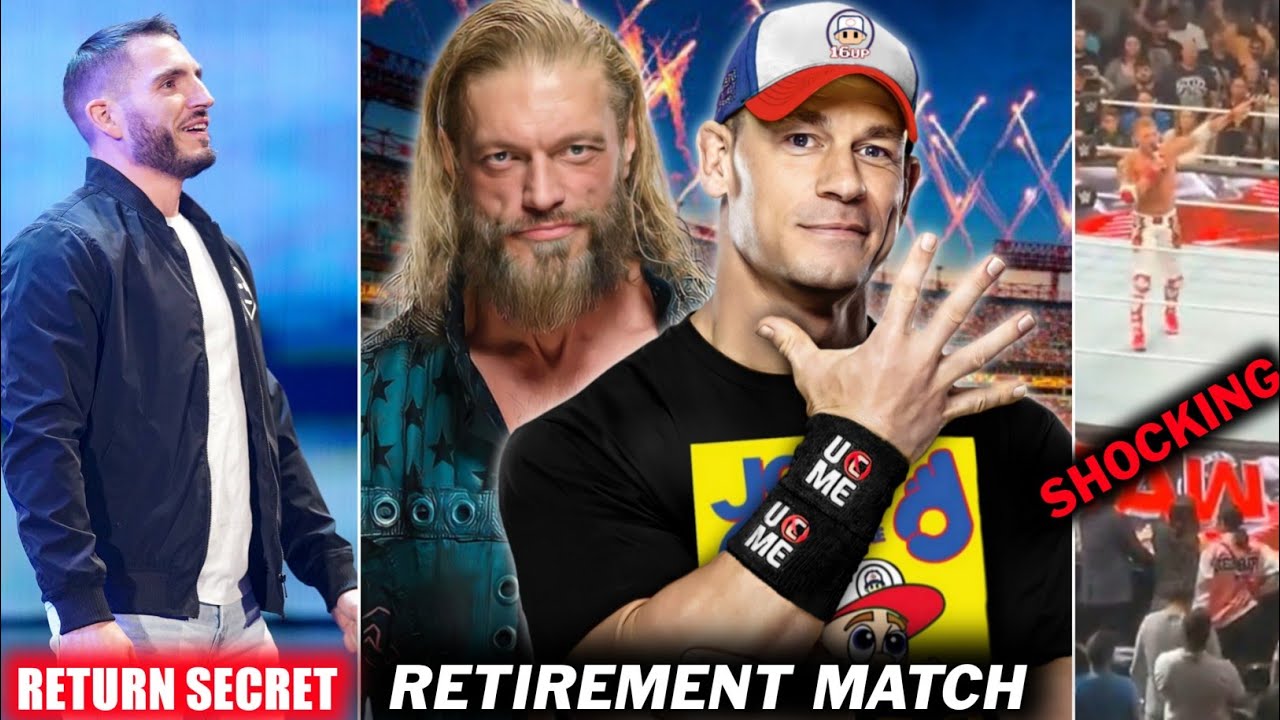 John Cena Vs Edge (Edge Retirement Match in 2023)! Johnny Gargano ...