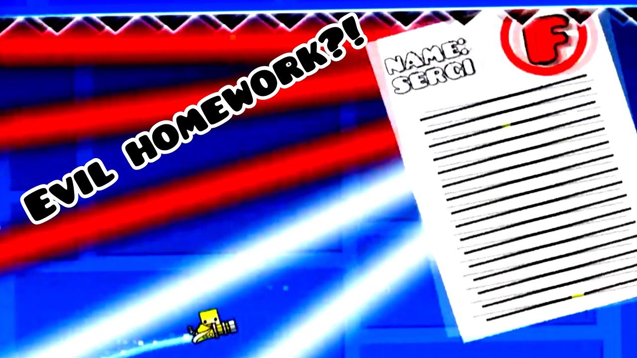 Evil homework?! | level request episode 6 | Geometry dash 2.1 - YouTube