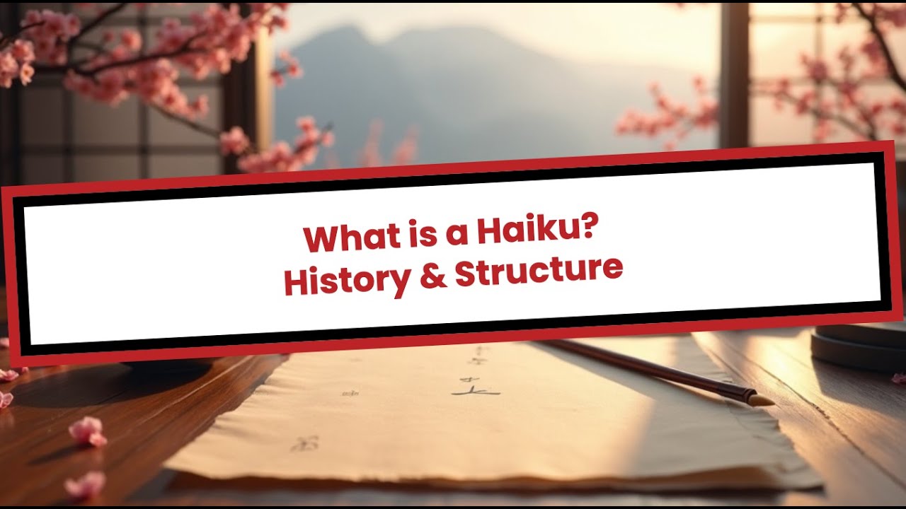 Haikus: History & Structure - YouTube