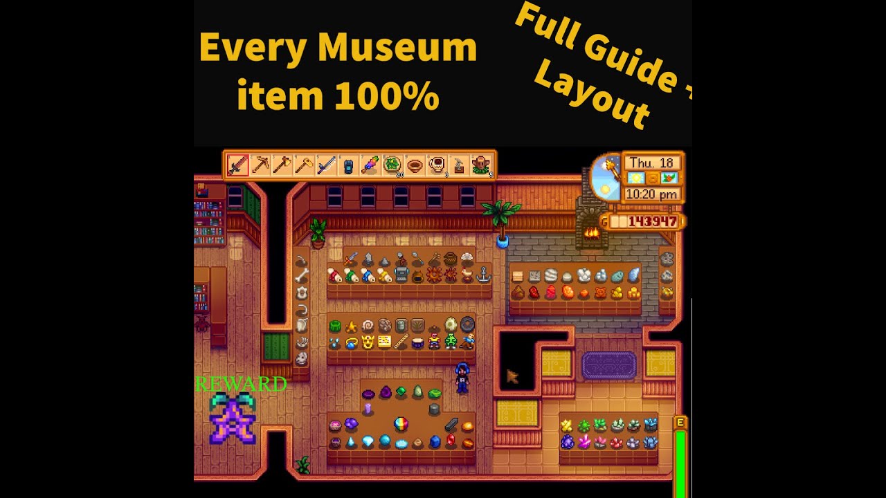 THE ONLY 100% museum guide in stardew valley - YouTube